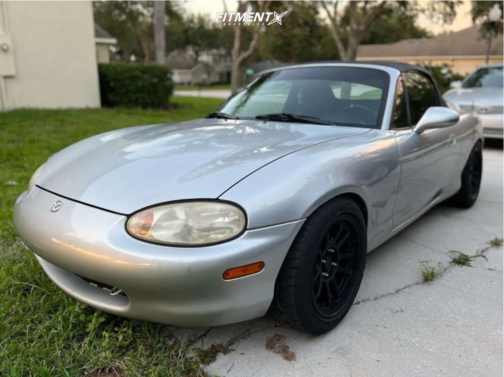 1999 Mazda Miata Base with 15x8 TR Motorsport C1 and Nitto 205x50 on ...