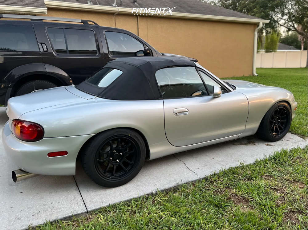 1999 Mazda Miata Base with 15x8 TR Motorsport C1 and Nitto 205x50 on ...