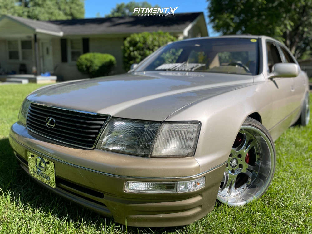 1995 Lexus LS400 Base with 18x9.75 Weds Kranze Cerberus I and Vercelli ...