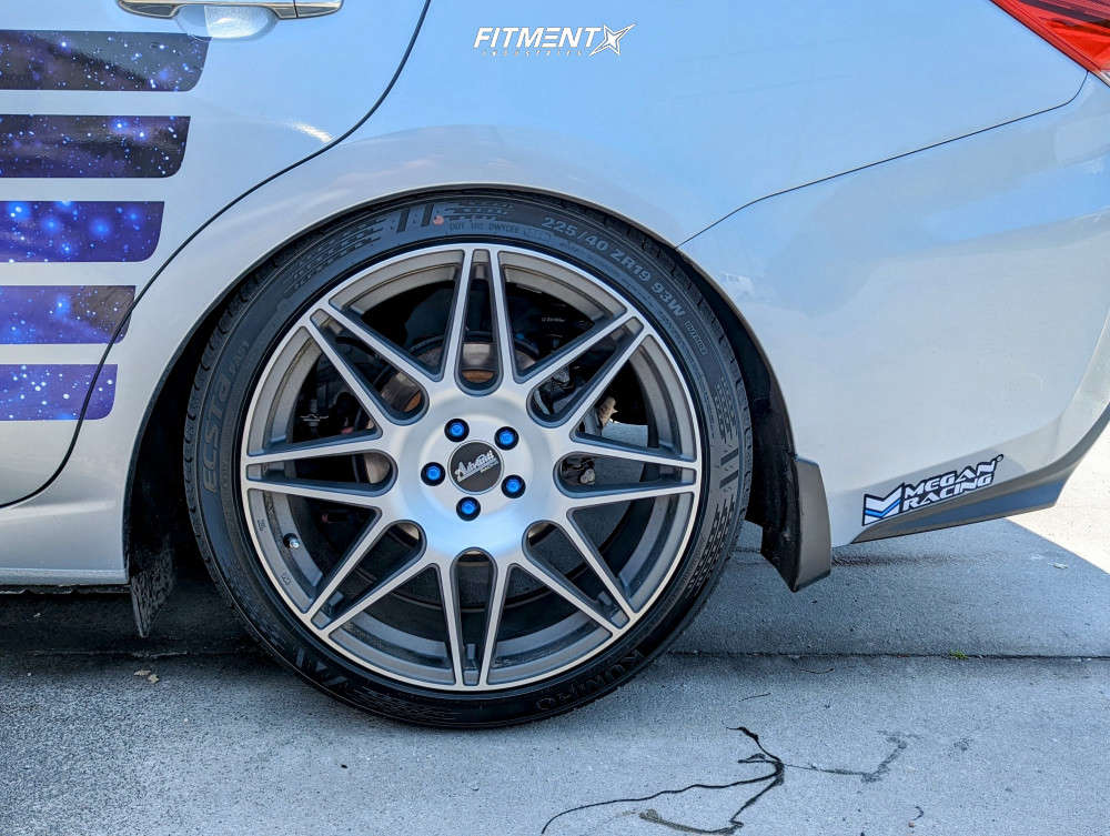 2017 Subaru Impreza Limited with 19x8.5 Advanti Racing Classe and Kumho ...