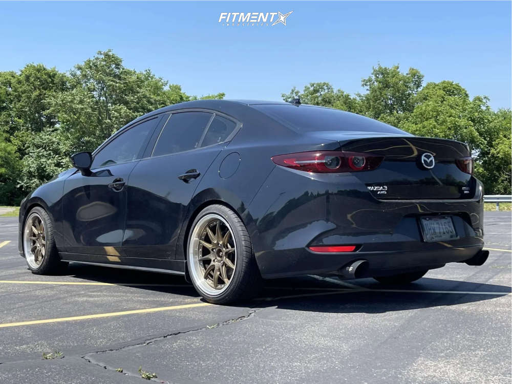 2021 Mazda 3 2.5 Turbo with 18x8.5 Aodhan Ds07 and Vercelli 225x40 on ...