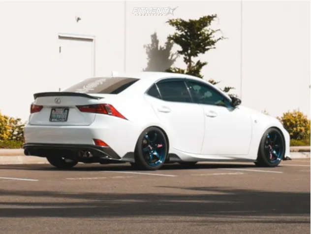 2015 Lexus IS250 F Sport with 18x9.5 Gram Lights 57dr and Federal ...