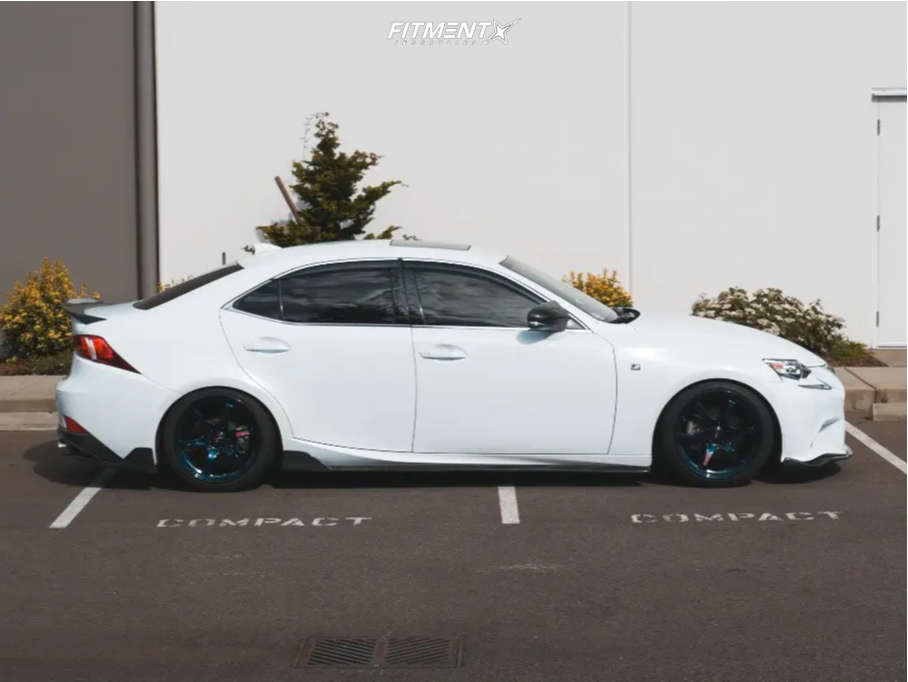 2015 Lexus IS250 F Sport with 18x9.5 Gram Lights 57dr and Federal ...