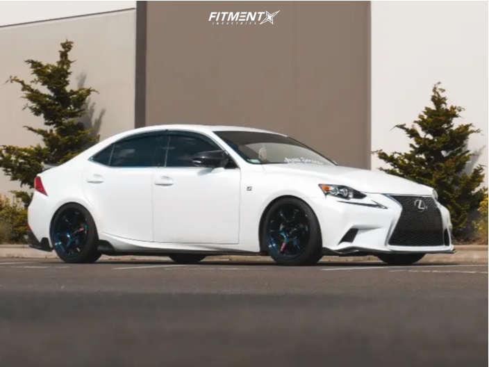 2015 Lexus IS250 F Sport with 18x9.5 Gram Lights 57dr and Federal ...
