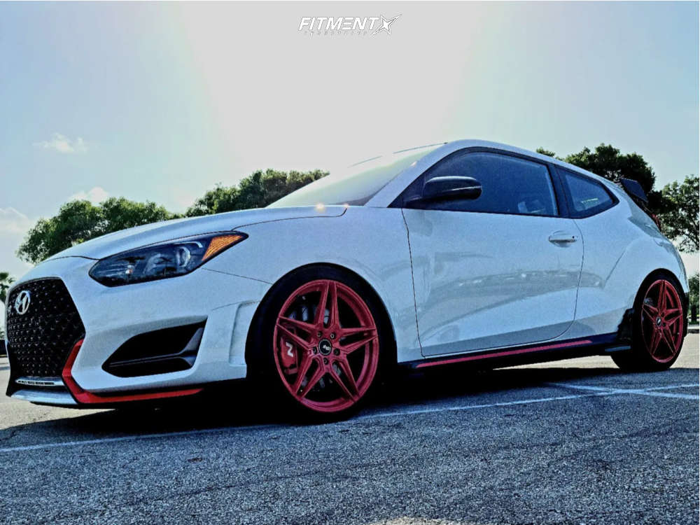 2020 Hyundai Veloster N Base with 19x8.5 Advanti Racing Decado and ...