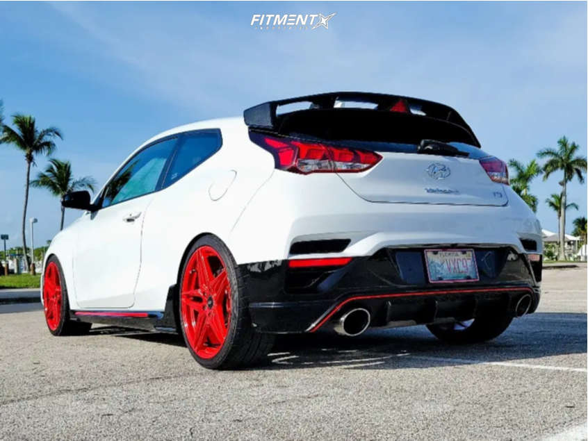 2020 Hyundai Veloster N Base with 19x8.5 Advanti Racing Decado and ...