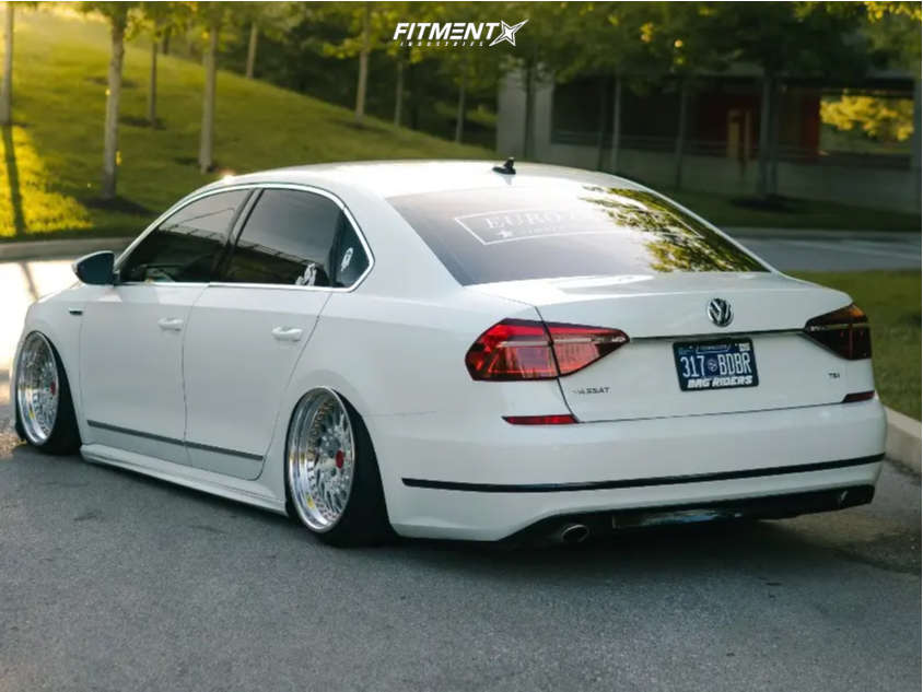 2017 Volkswagen Passat R-Line with 18x10 WatercooledIND DB1 and ...