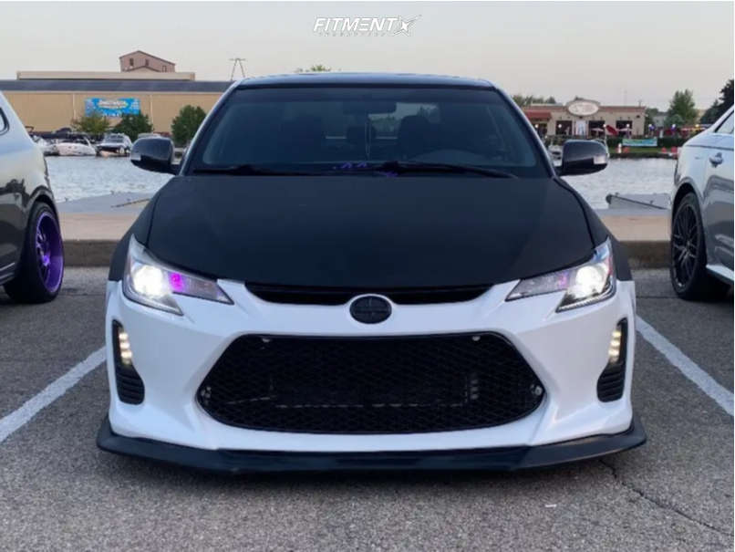 2016 Scion TC Base with 18x8.5 Aodhan Ah-x and Vercelli 215x35 on ...