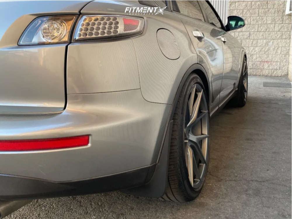 2004 INFINITI FX45 Base with 22x10.5 Verde V99 and Hankook 285x35 on ...