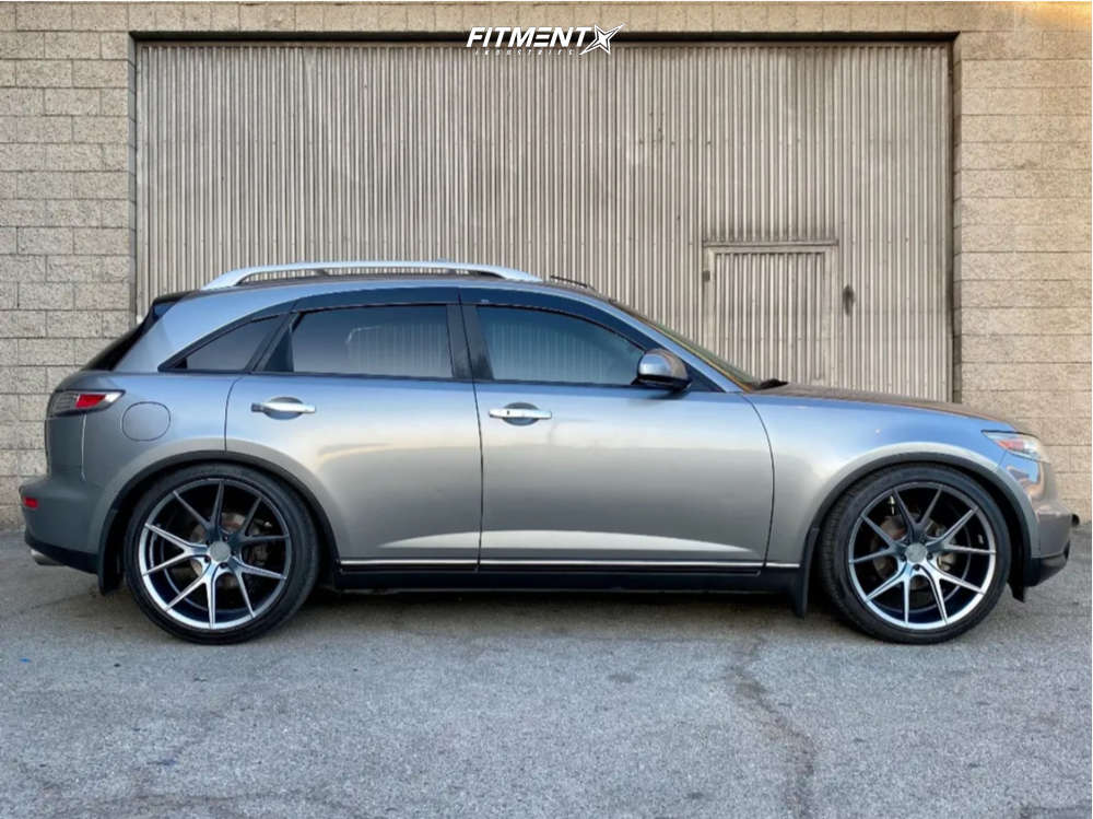 2004 INFINITI FX45 Base with 22x10.5 Verde V99 and Hankook 285x35 on ...