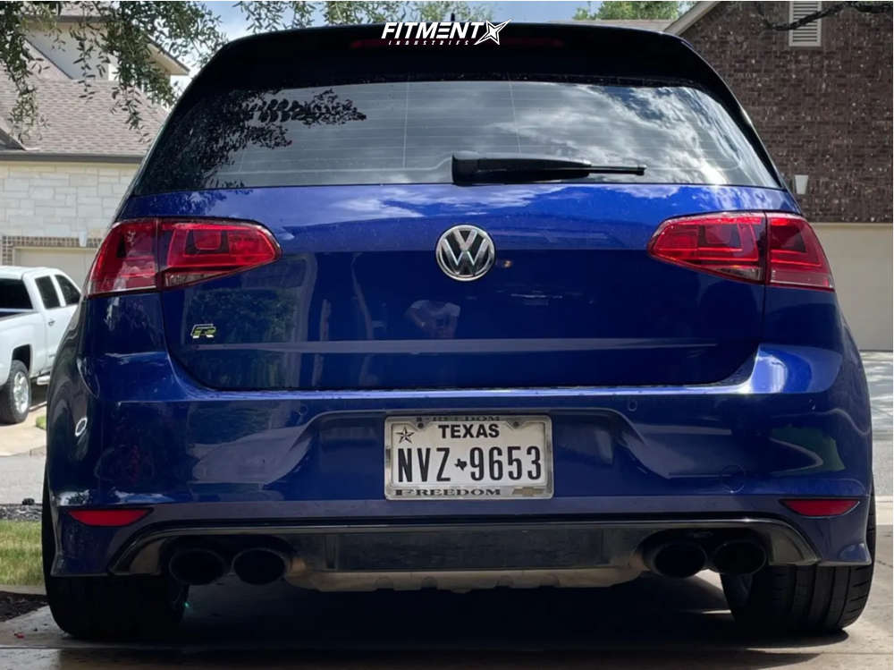 2016 Volkswagen Golf R Base with 18x8.5 Rotiform Tuf-r and Yokohama ...