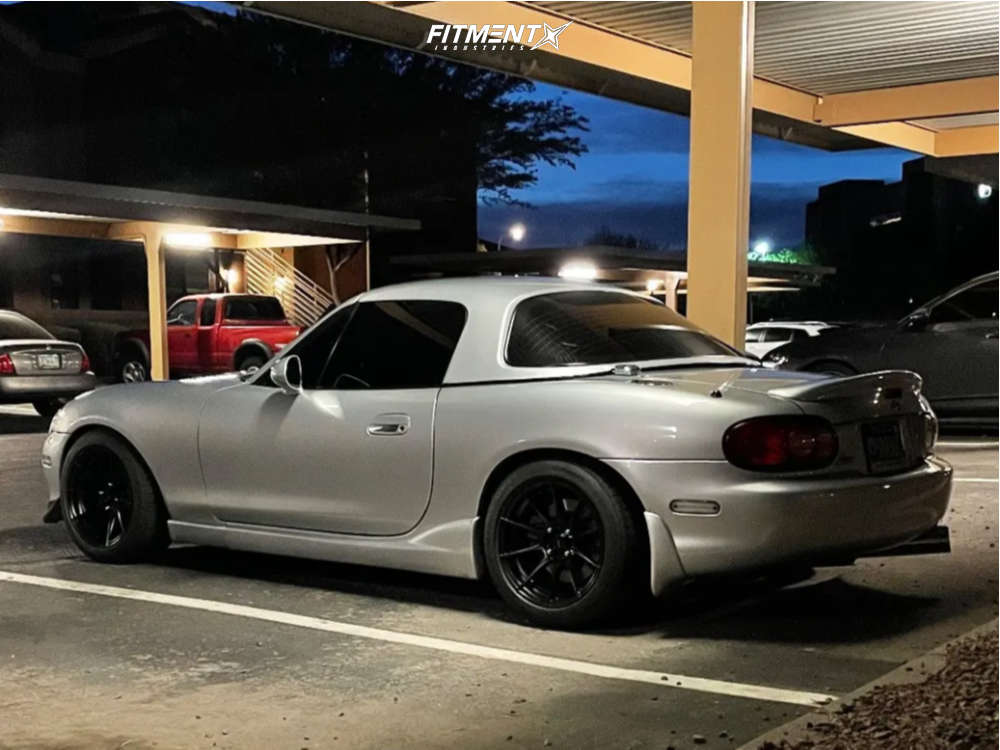 2004 Mazda Miata LS with 15x8 Advanti Racing Storm S1 and Continental ...