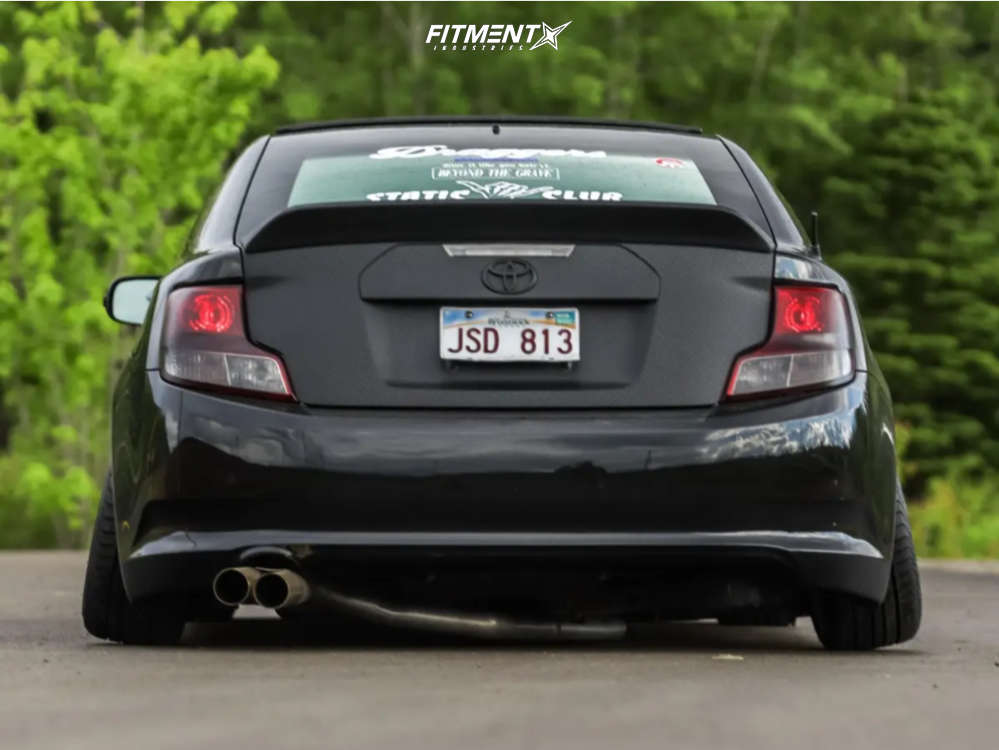 2011 Scion TC Base with 18x8 Konig Backbone and Minerva 215x35 on ...