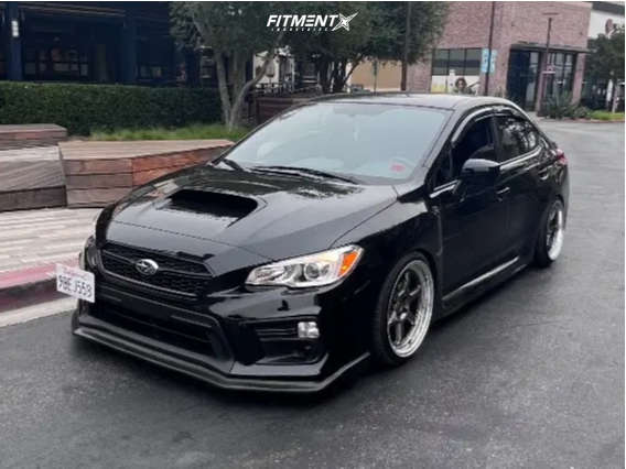 2021 Subaru WRX Base with 18x9.5 Kansei Roku and Vercelli 215x40 on ...