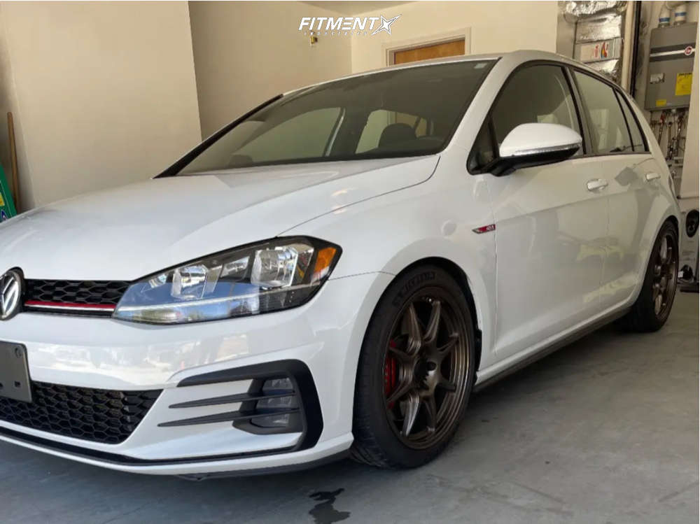 2020 Volkswagen GTI S with 18x8.5 Konig Lockout and Michelin 235x40 on ...