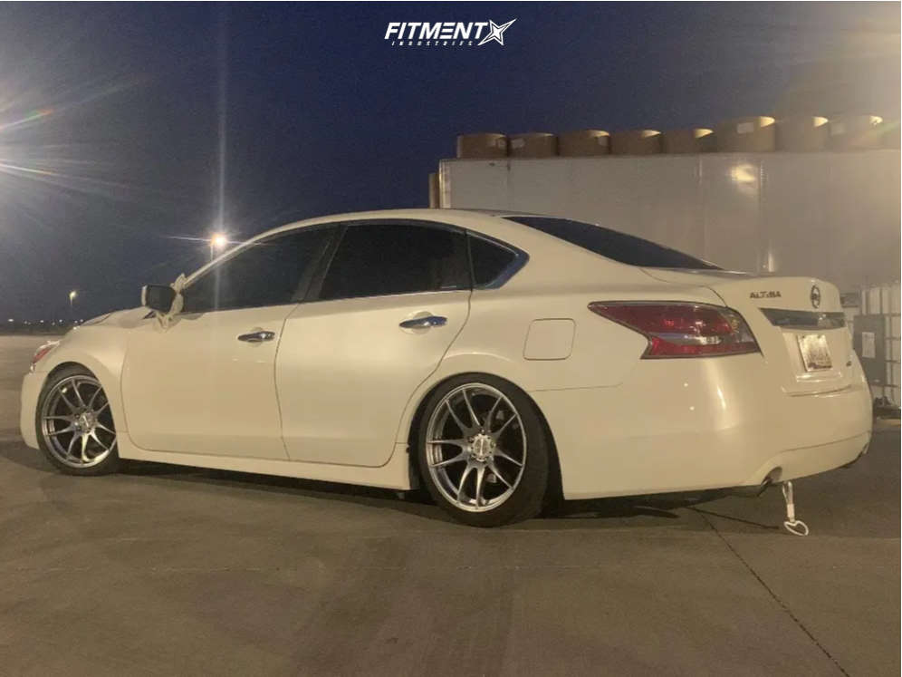 2014 Nissan Altima Base with 18x8.5 AVID1 Av32 and Falken 225x40 on ...