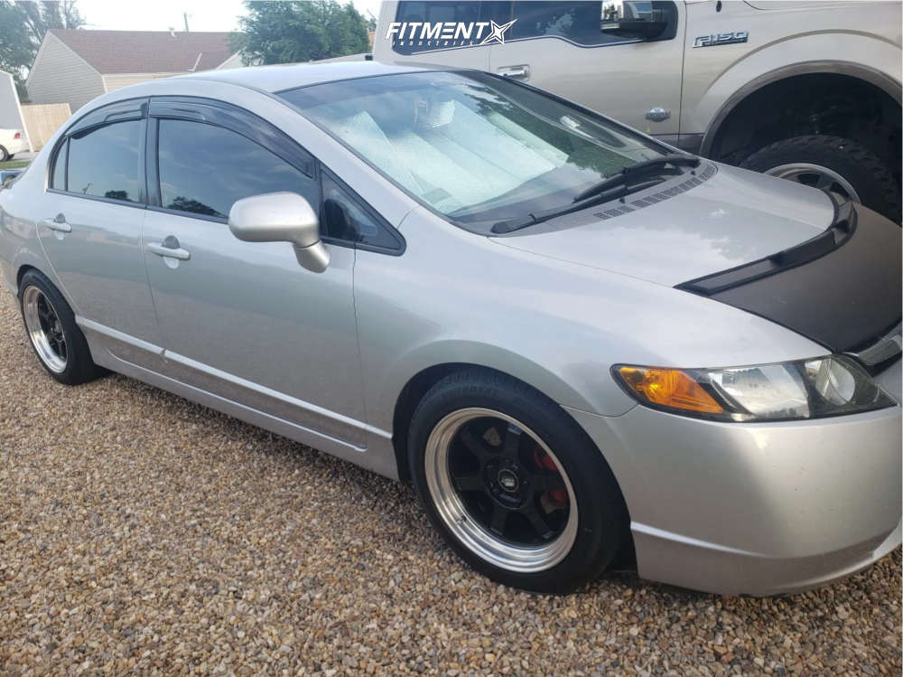 2007 Honda Civic LX with 16x8 MST Time Attack and Uniroyal 205x50 on ...