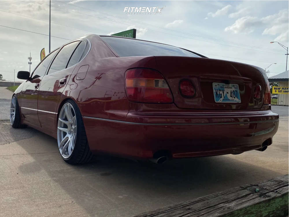 1999 Lexus GS300 Base with 19x9.5 ESR Cs8 and Michelin 225x35 on ...