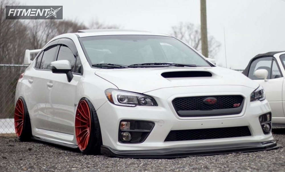 2017 Subaru WRX STI Sport-tech with 18x10.5 Enkei Rs05-rr and Hankook ...
