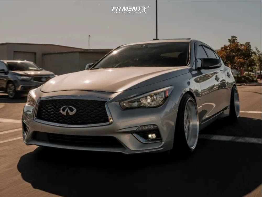 2019 INFINITI Q50 Luxe with 19x10.5 ESR Cs15 and Continental 235x35 on Coilovers | 2284179 ...