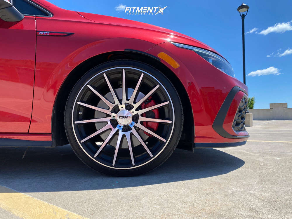 2022 Volkswagen GTI Performance with 19x8.5 TSW Chicane and Nankang ...