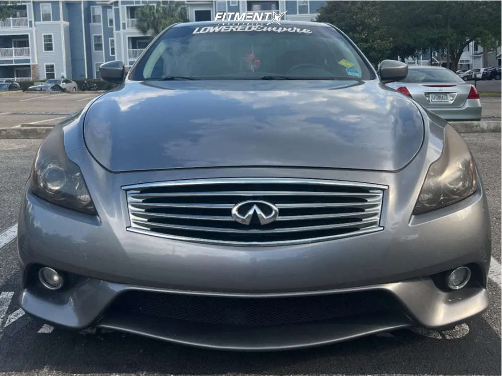 2012 INFINITI G37 Sport with 19x9.5 Aodhan Ds07 and Michelin 245x35 on ...