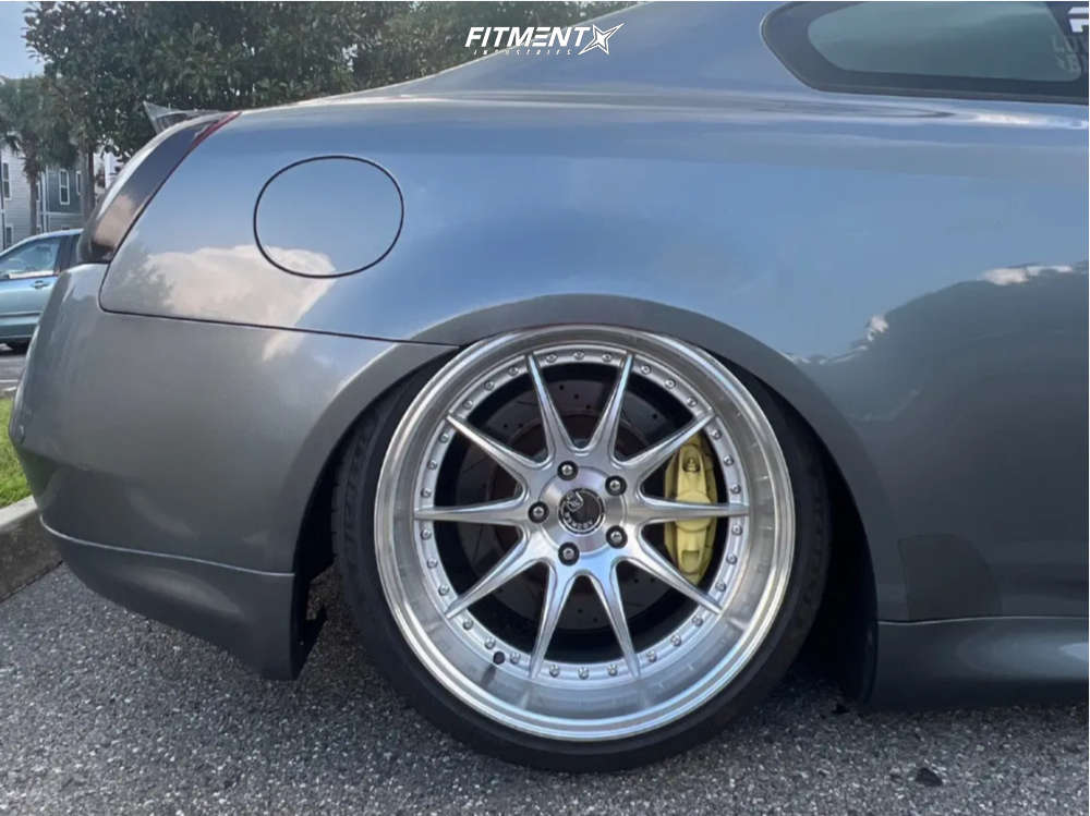 2012 INFINITI G37 Sport with 19x9.5 Aodhan Ds07 and Michelin 245x35 on ...