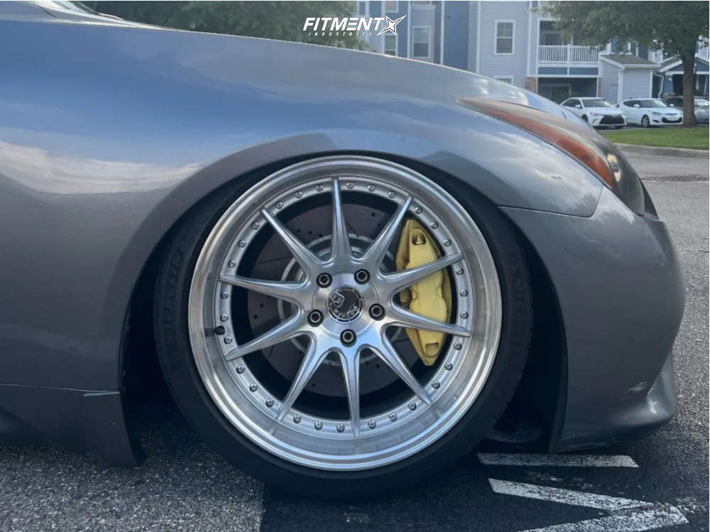 2012 INFINITI G37 Sport with 19x9.5 Aodhan Ds07 and Michelin 245x35 on ...