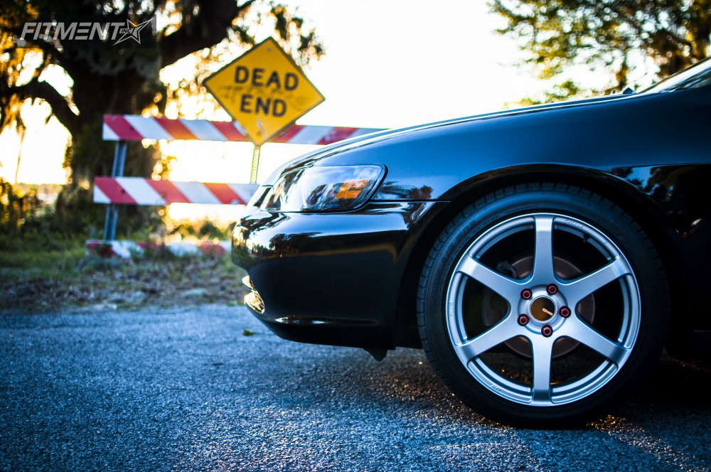 2001 Honda Accord Value Package with 18x8 Enkei T6S and Sumitomo 225x45 on Lowering Springs ...