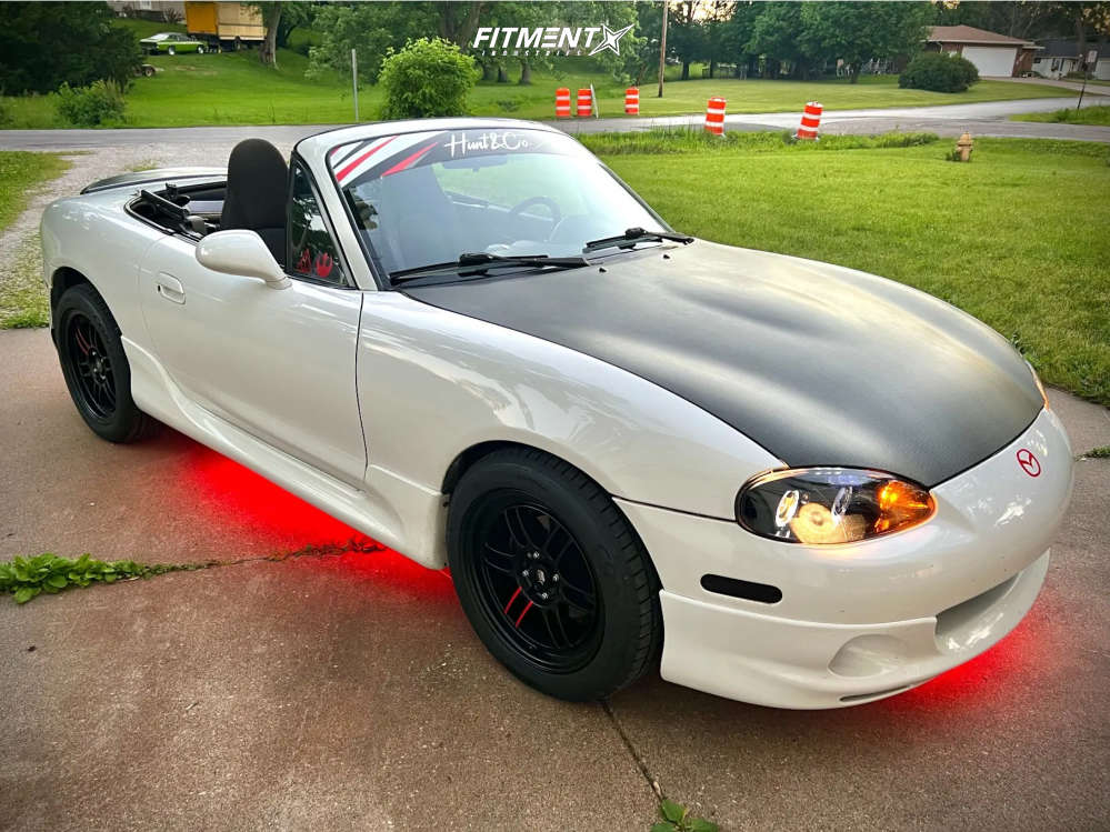 2002 Mazda Miata Base with 16x7 MST Suzuka and Continental 205x50 on ...