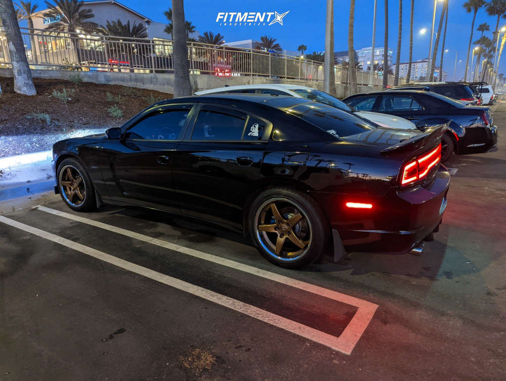 2013 Dodge Charger R/T with 20x9 Asanti Black ABL-31 and Vercelli ...
