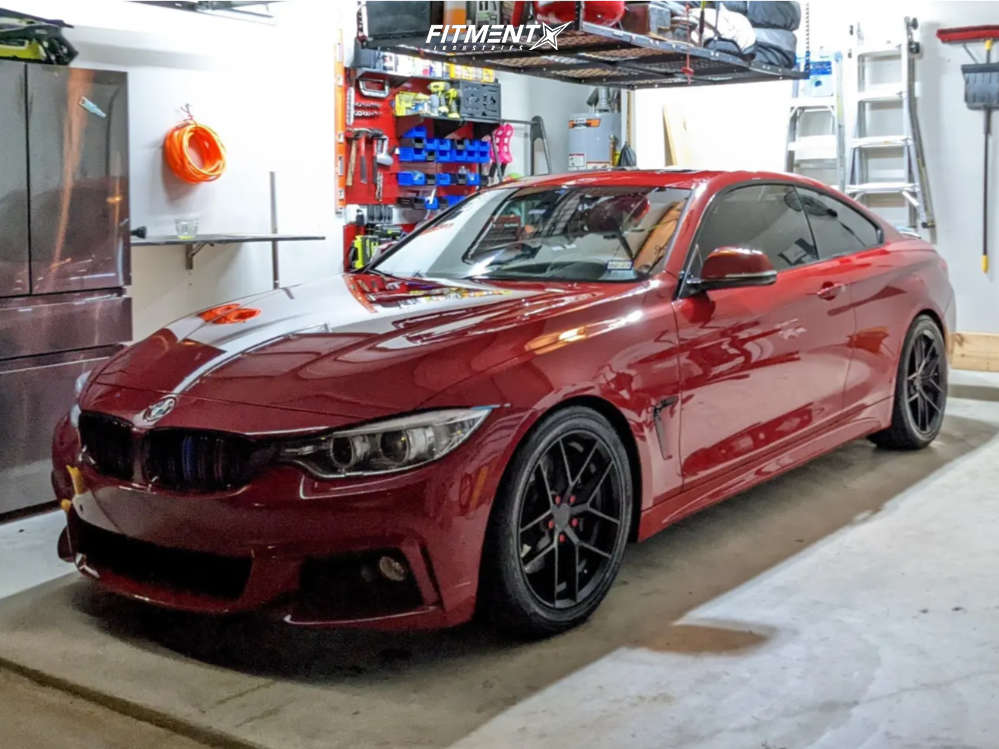 2017 BMW 440i XDrive Base with 18x8.5 Rotiform R134 and Nitto 255x40 on ...