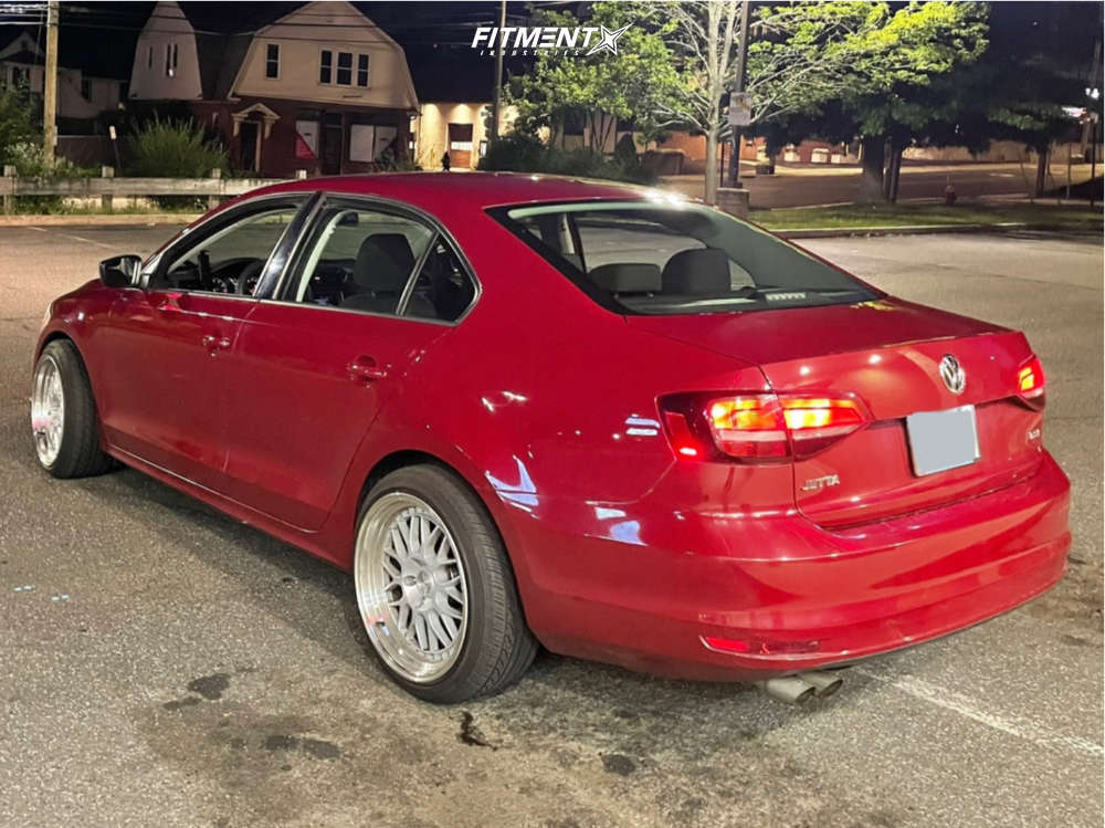 2016 Volkswagen Jetta SE with 18x9.5 Aodhan Ah02 and Vercelli 225x40 on ...