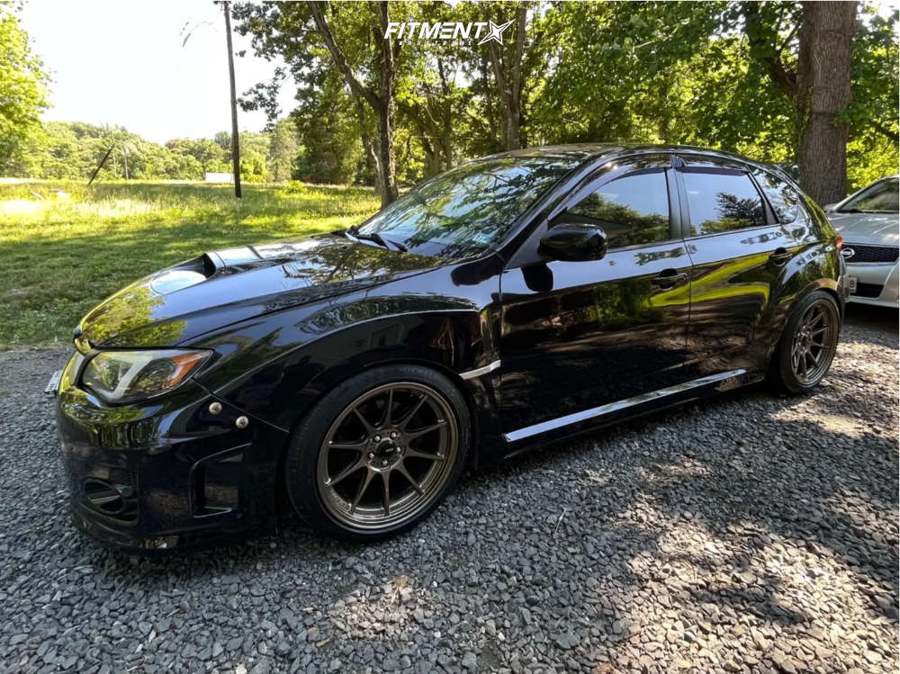 2013 Subaru Impreza WRX with 18x9.5 Konig Dekagram and Michelin 245x40 ...