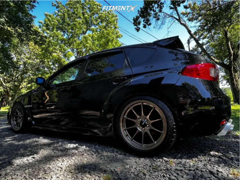 2013 Subaru Impreza WRX with 18x9.5 Konig Dekagram and Michelin 245x40 ...