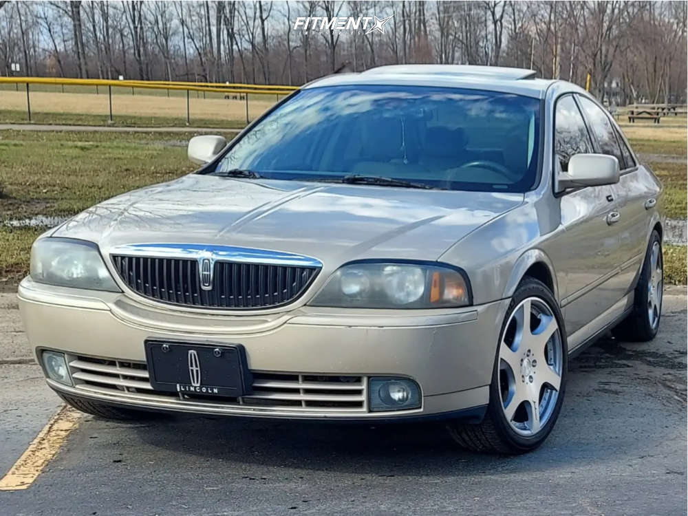 2004 Lincoln LS Base with 19x8.5 MRR Vp3 and Michelin 245x40 on Stock ...