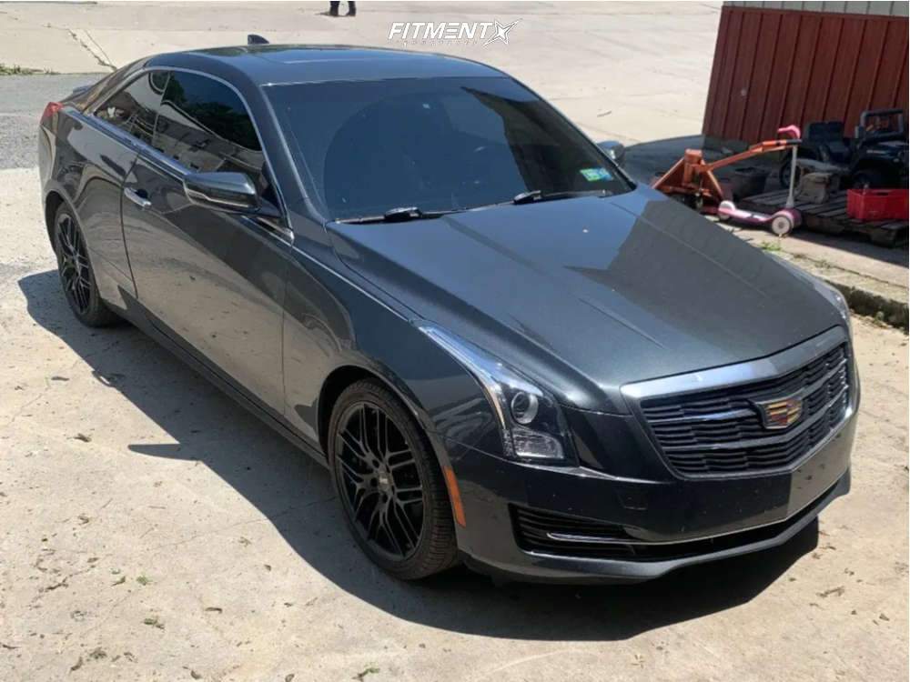 2017 Cadillac ATS Base with 18x8.5 ESR Cs8 and Nitto 225x40 on Coilovers | 2287857 | Fitment ...