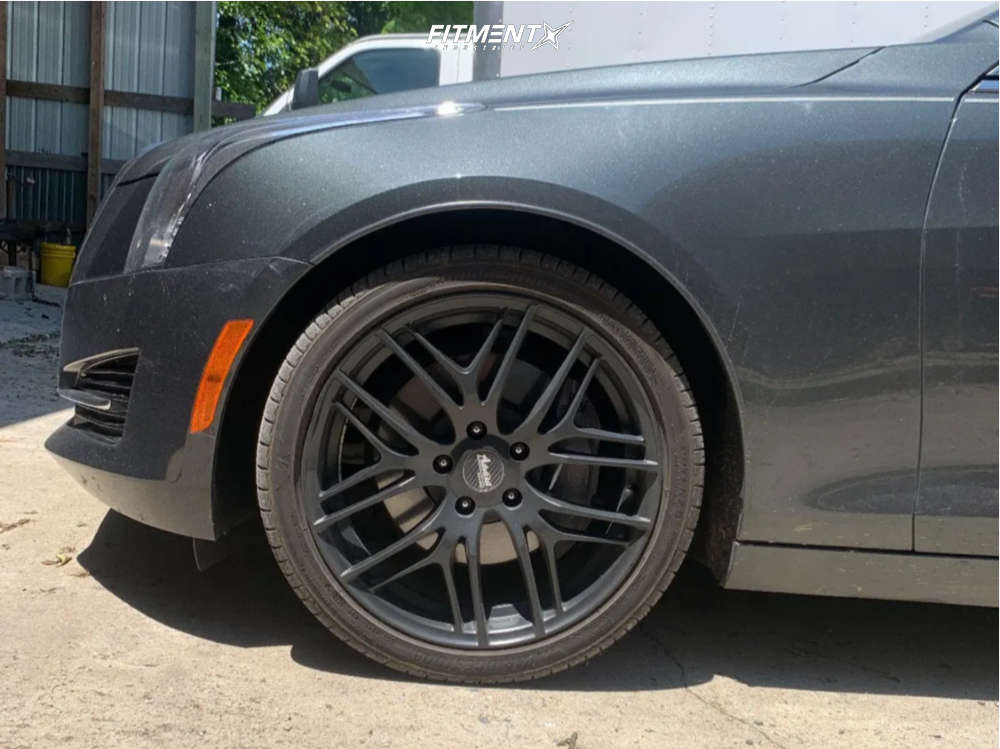 2017 Cadillac ATS Base with 18x8.5 ESR Cs8 and Nitto 225x40 on ...