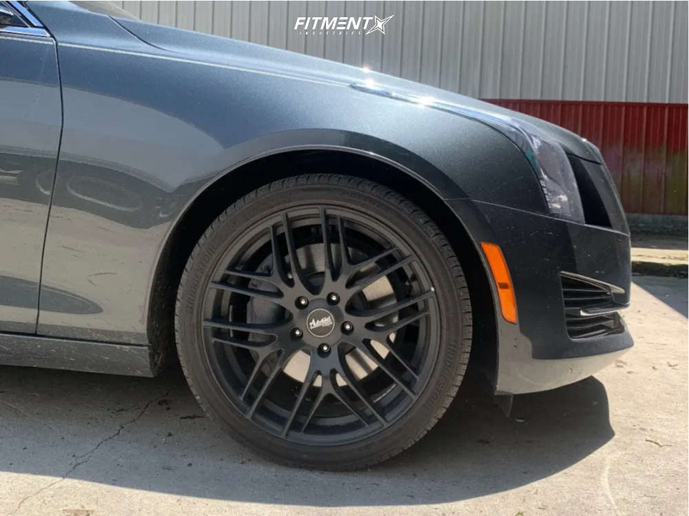 2017 Cadillac ATS Base with 18x8.5 ESR Cs8 and Nitto 225x40 on ...