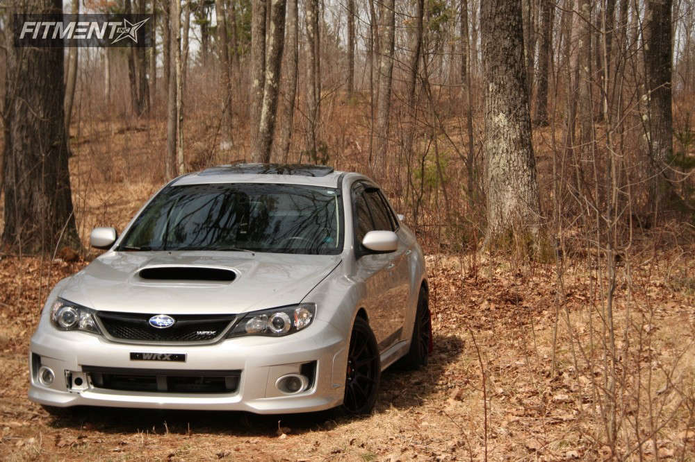 2011 Subaru Impreza WRX with 18x8.75 XXR 527 and Hankook 235x45 on ...