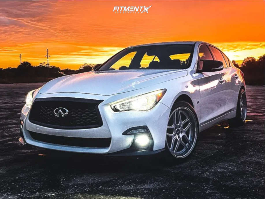 2018 INFINITI Q50 Sport with 19x9.5 ESR Cs15 and Bridgestone 245x40 on ...