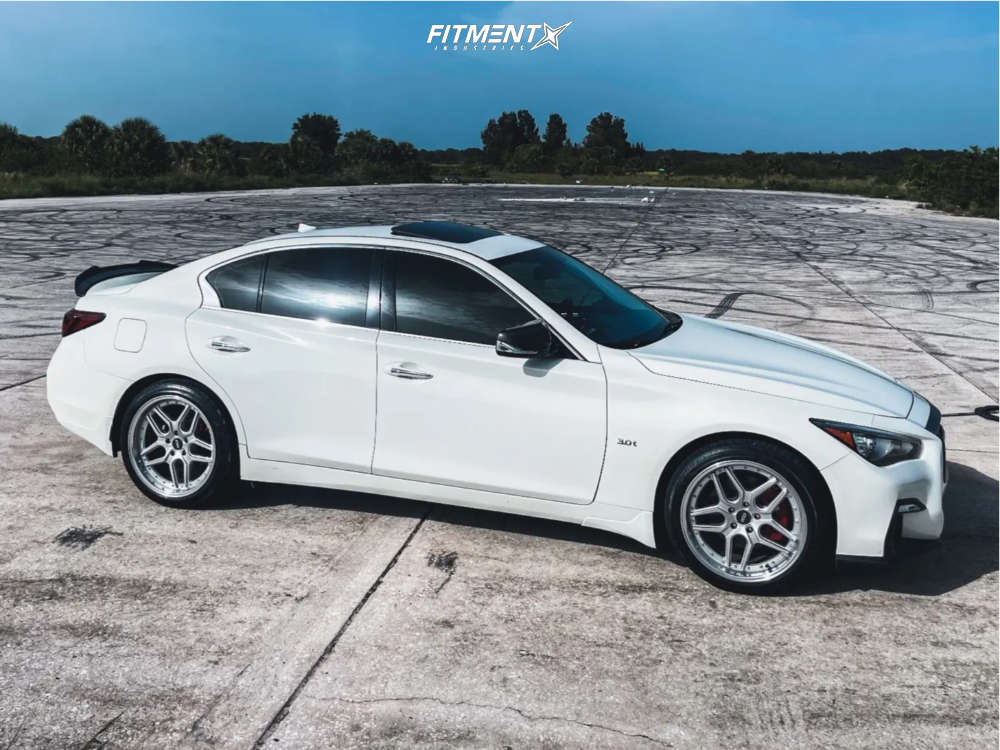 2018 INFINITI Q50 Sport with 19x9.5 ESR Cs15 and Bridgestone 245x40 on ...