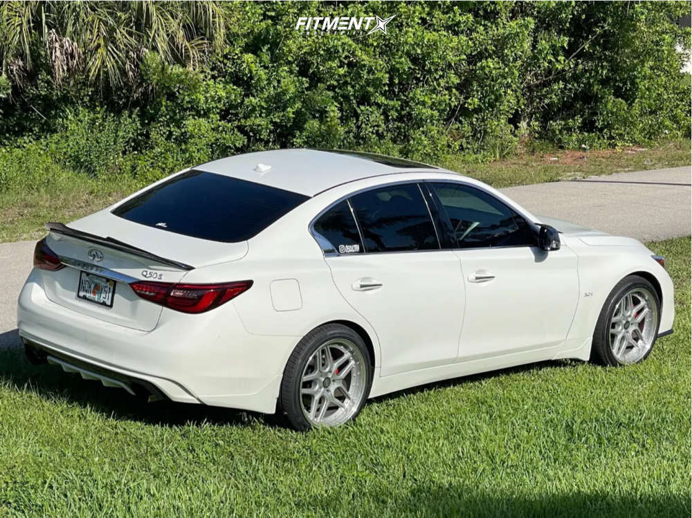 2018 INFINITI Q50 Sport with 19x9.5 ESR Cs15 and Bridgestone 245x40 on ...