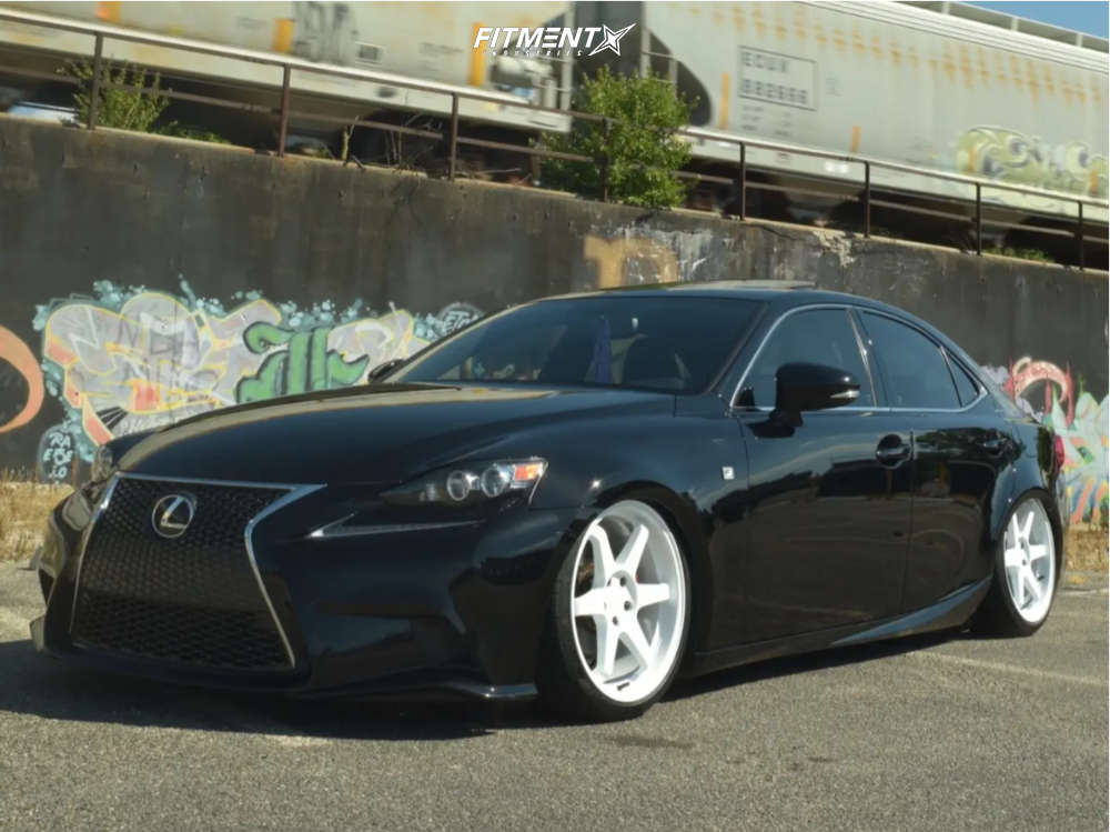 2015 Lexus IS250 F Sport with 19x8.5 ESR Sr07 and Lexani 235x35 on Air ...