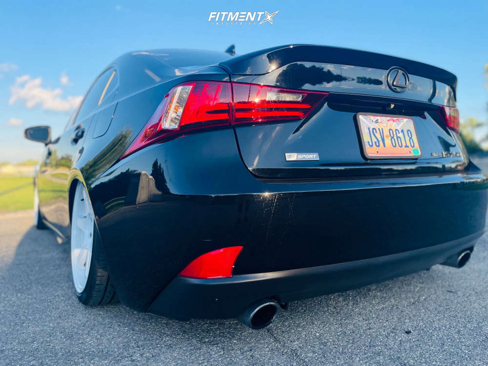 2015 Lexus IS250 F Sport with 19x8.5 ESR Sr07 and Lexani 235x35 on Air ...