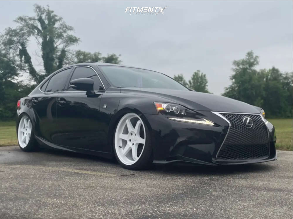 2015 Lexus IS250 F Sport with 19x8.5 ESR Sr07 and Lexani 235x35 on Air ...
