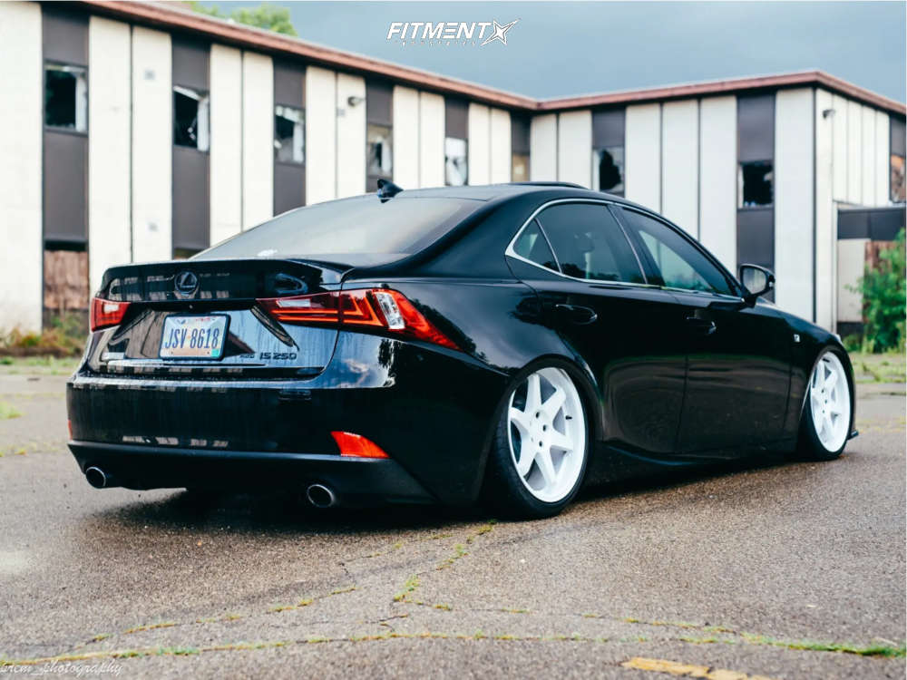 2015 Lexus IS250 F Sport with 19x8.5 ESR Sr07 and Lexani 235x35 on Air ...