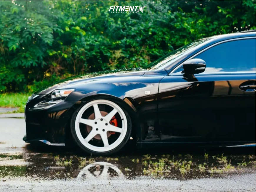 2015 Lexus IS250 F Sport with 19x8.5 ESR Sr07 and Lexani 235x35 on Air ...