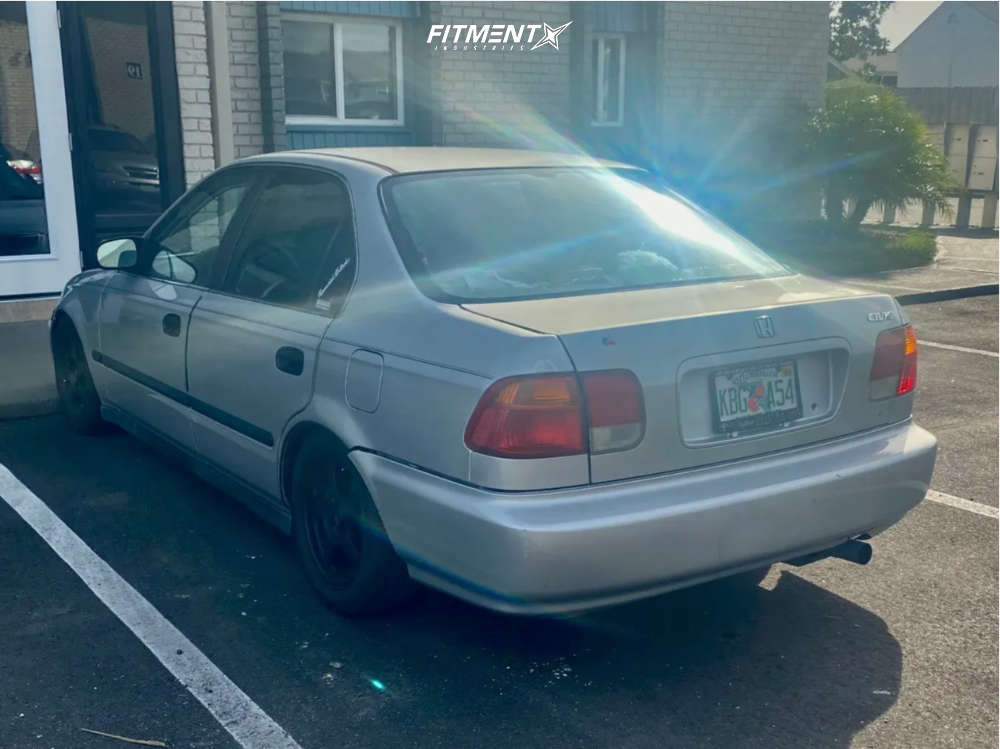 1999 Honda Civic LX with 15x6.5 AVID1 Av8 and Hankook 195x50 on ...
