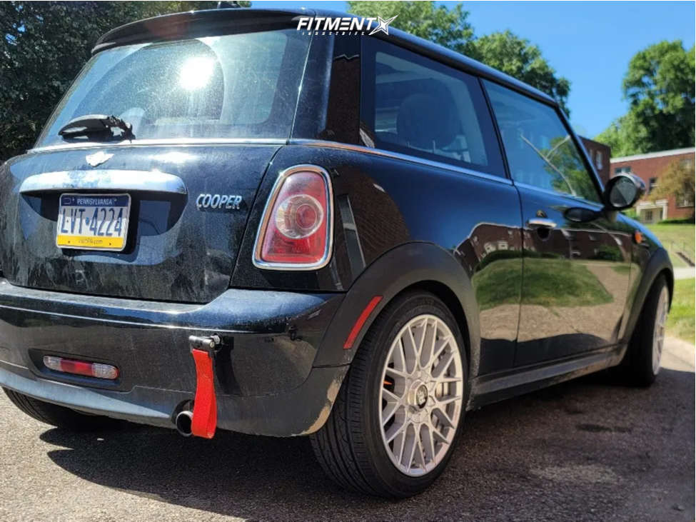 2013 Mini Cooper Base with 17x8 Rotiform Rse and Hankook 215x45 on ...